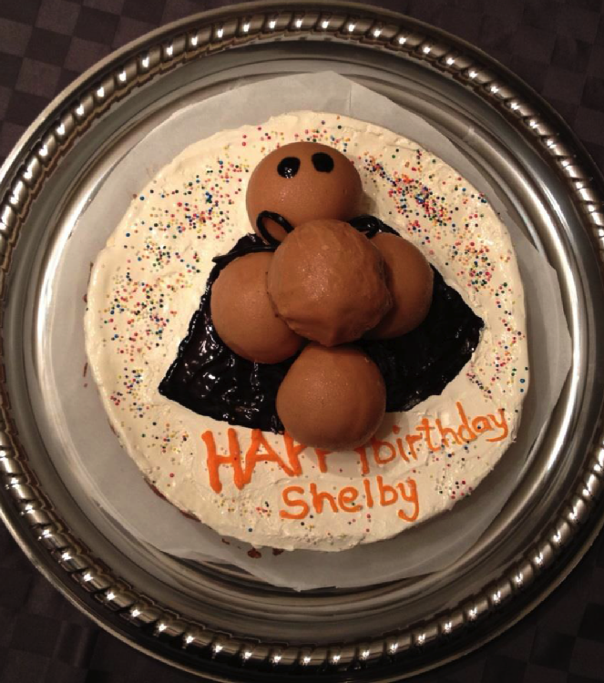 MRSA Giant Microbe Cake